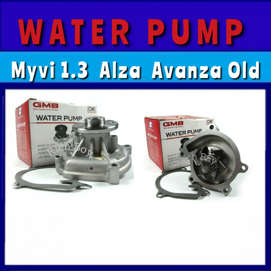 MYVI 1.3 1.5 ALZA PERODUA TOYOTA AVANZA 1.3 WATER PUMP GMB ORIGINAL ...