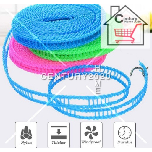 Drying Rope Anti-Skid Windproof Clothesline Rope Drying Laundry ...