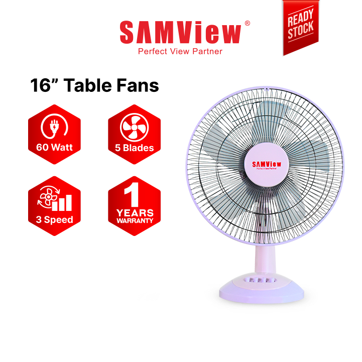 SAMView Home-use Table Fan (16") | Shopee Malaysia