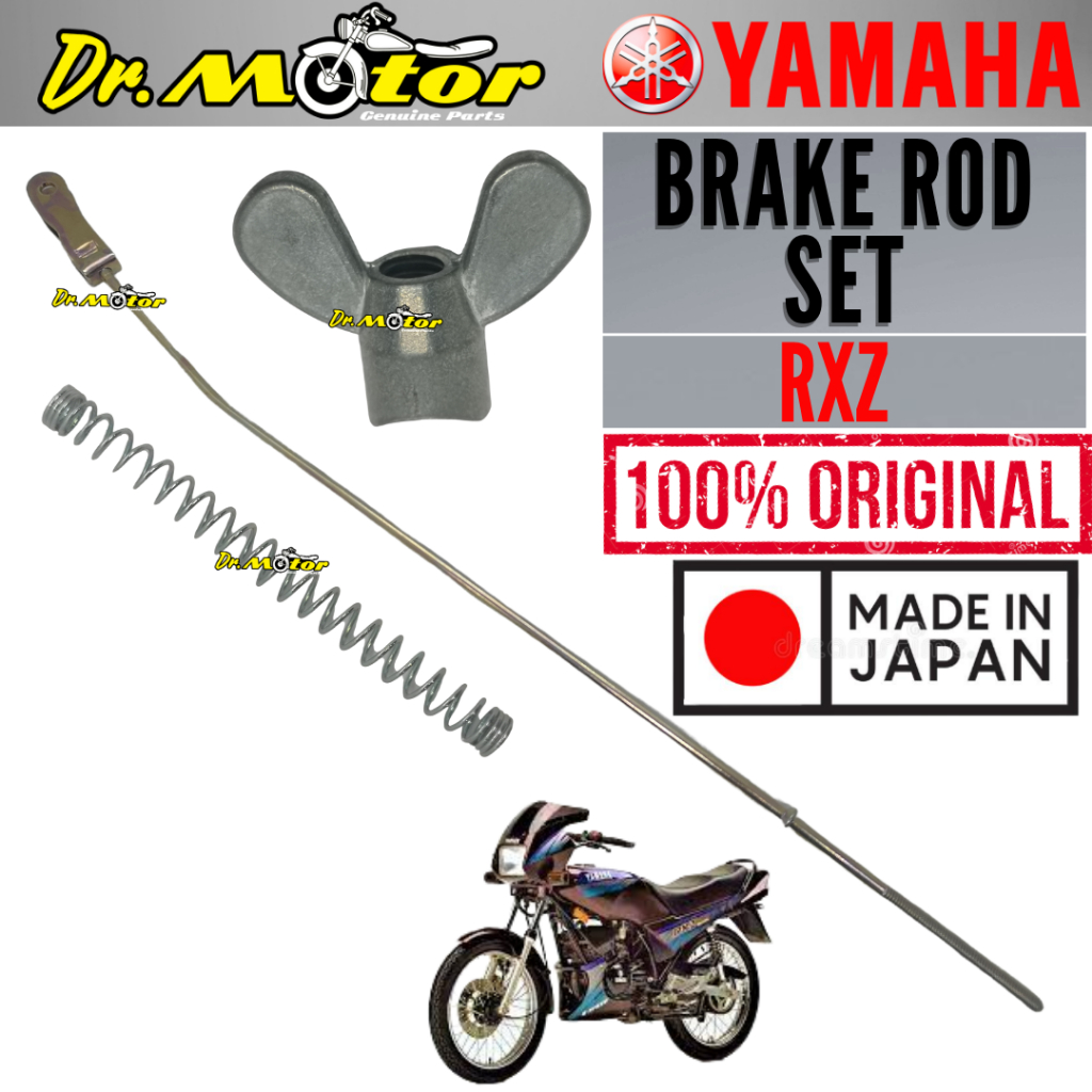RXZ BRAKE ROD NUT WING SPRING BRAK BATANG BREK SCREW BREAK BESI 55K ...