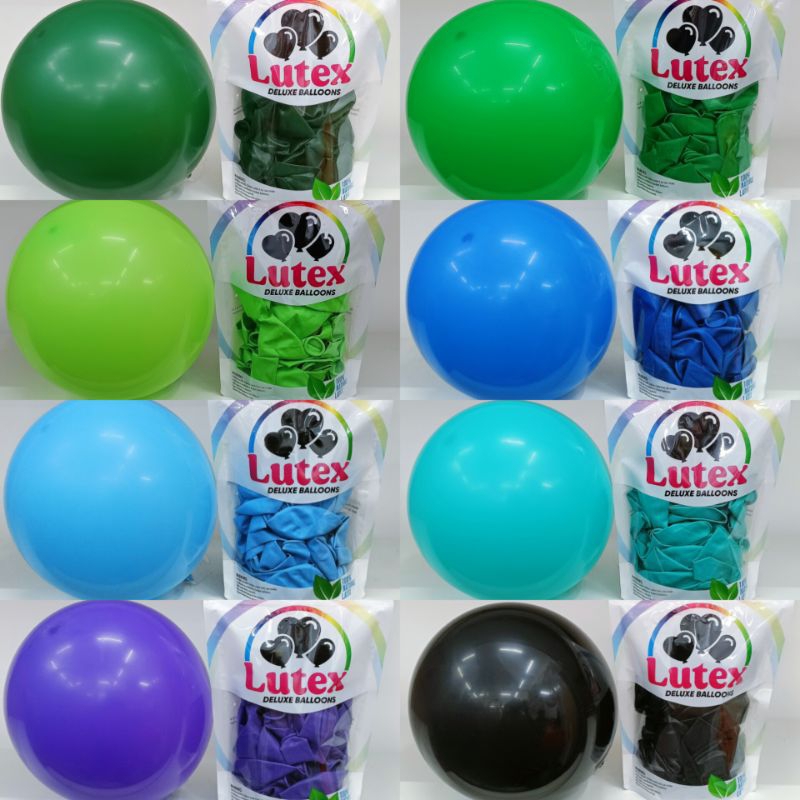LUTEX Solid Series 12 inch Balloon 5 inch Balloon Pc B | Shopee Malaysia