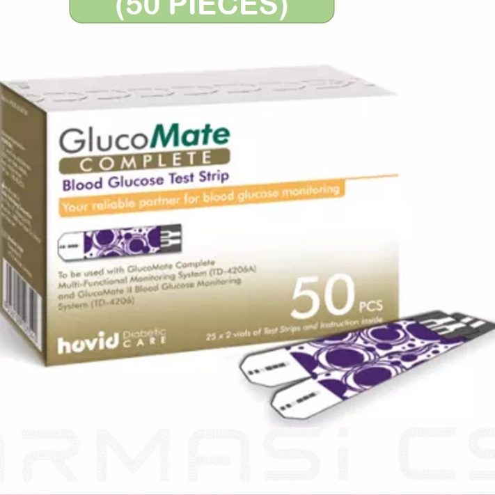 Glucomate Complete Blood Glucose Test Strip | Shopee Malaysia