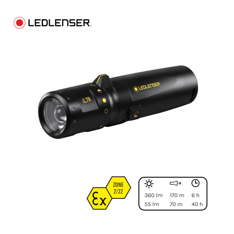 Ledlenser EX7 & iL7 (3x AA Batteries) / EX7R & iL7R (Rechargeable ...