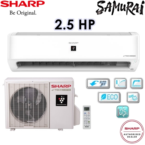 SHARP J- TECH INVERTER PLASMACLUSTER AIR CONDITIONER 1.0HP AHXP10YMD/ 1.5HP AHXP13YMD/ 2.0HP ...