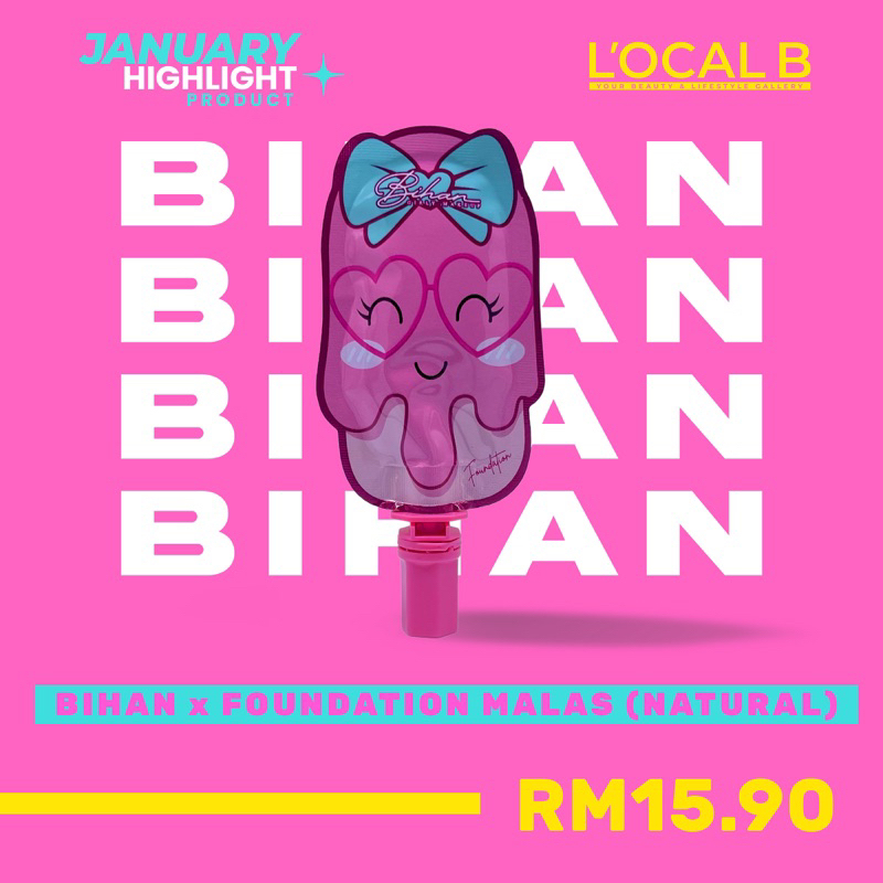 BIHAN X FOUNDATION MALAS (NATURAL) | Shopee Malaysia