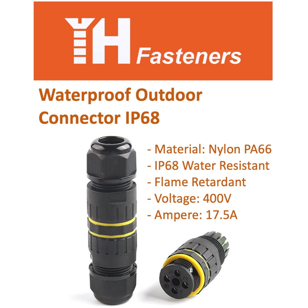(1 pc) Waterproof Outdoor Cable Connector IP68 | Shopee Malaysia