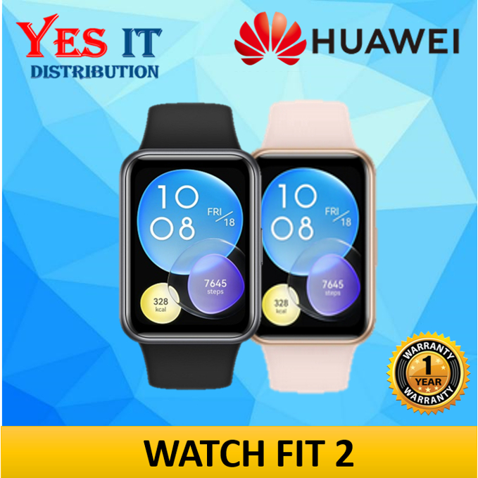 Huawei Watch Fit 2 AMOLED Display Heart Rate Monitoring Build In GPS ...