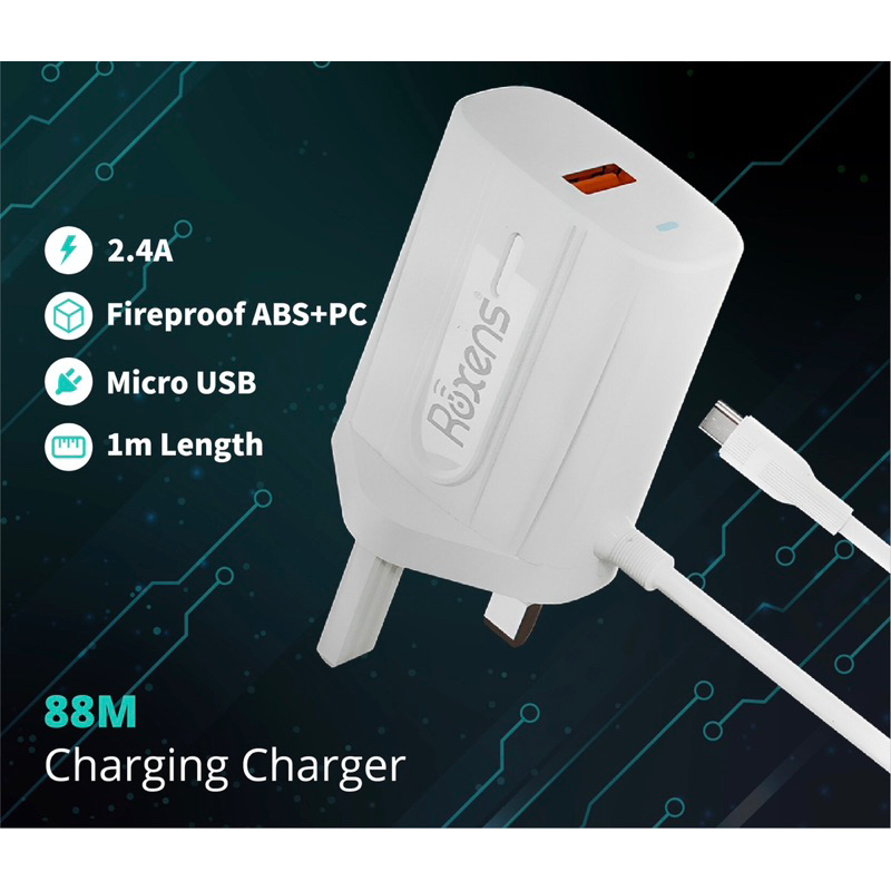 Original Roxens Charger 88M 1year Nationwide Warranty (READY STOCK ...