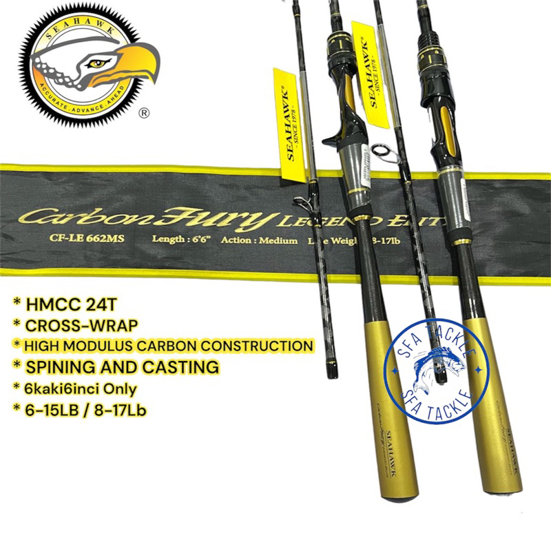 NEW ARRIVAL 2022 SEAHAWK CARBON FURY LEGEND ELITE SPINING&CASTING ...