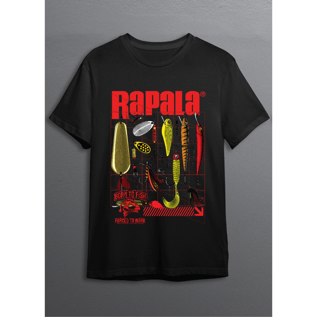 TSHIRT RAPALA DESIGN (PREMIUM COTTON & BIG PRINT) | Shopee Malaysia