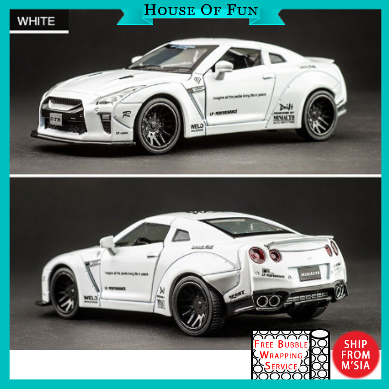 1:32 Merz Porsche Nissan GTR Honda Civic Type-R Alloy Diecast Model Car ...