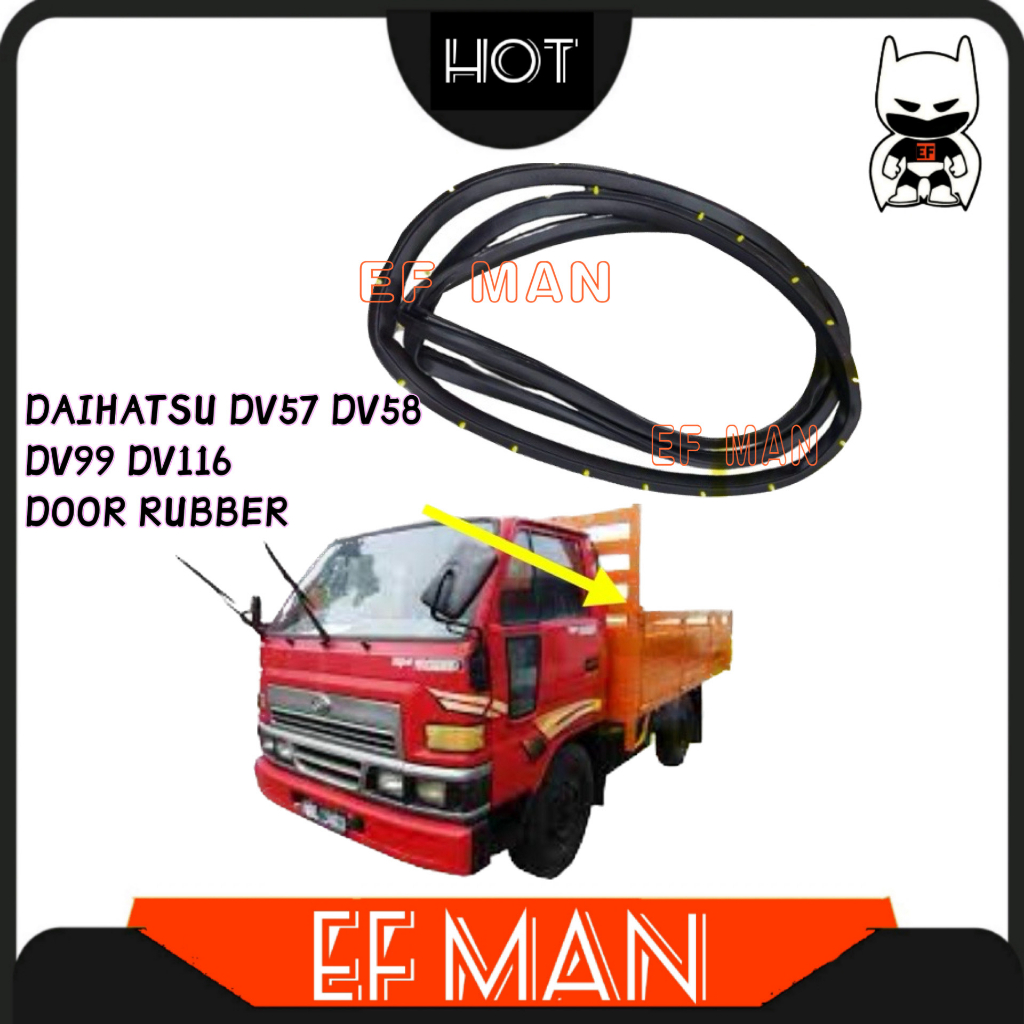LORRY DAIHATSU DELTA DV57 DV58 DV99 DV116 DOOR RUBBER PINTU GETAH RUBBER BODY LORI SPARE PARTS ...