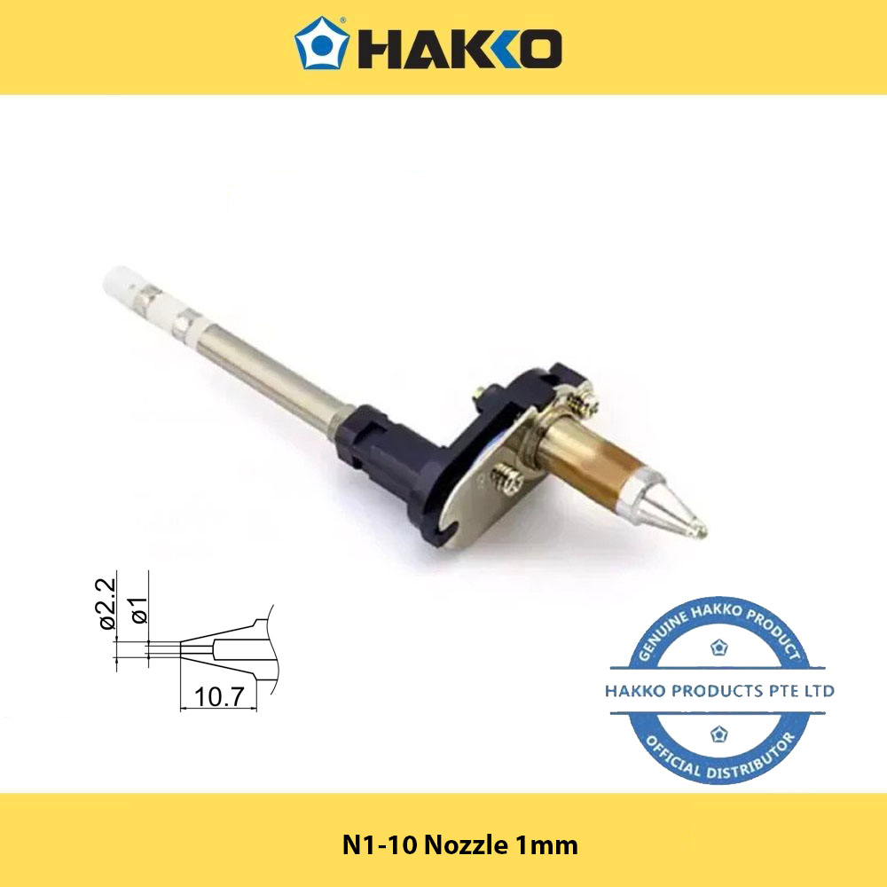 HAKKO N1-10 Nozzle 1mm | Replacement FM2024 FM204 FM206 Desoldering Rework Station Soldering ...