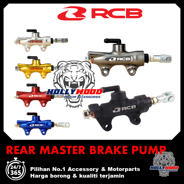 RCB RACING BOY S1 GRT 14MM REAR MASTER BRAKE PUMP UNIVERSAL 100% ...
