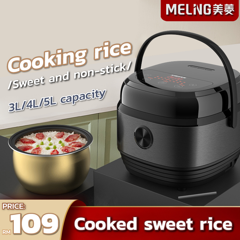 MELNG 3L/ 4L/5L Rice Cooker Smart Rice Cooker Household Multifunctional ...