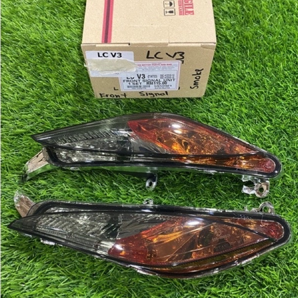 VISS FRONT SIGNAL LAMP ASSY UNIT SET LC135 V1 / LC135 NEW V2 / V3 / V4 / V5 / V6 >> CLEAR ...