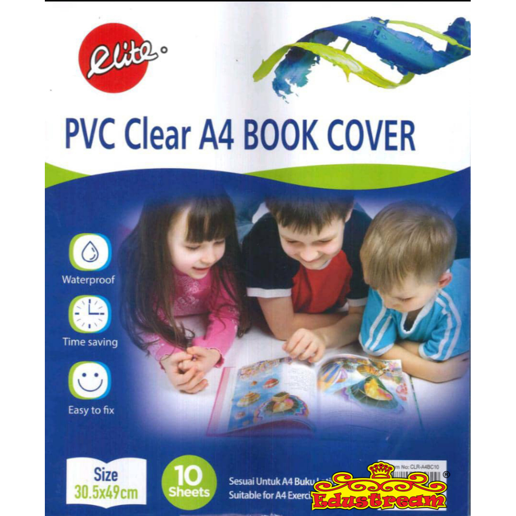 READY STOCK!! ELITE PVC Clear A4 Book Cover | Shopee Malaysia