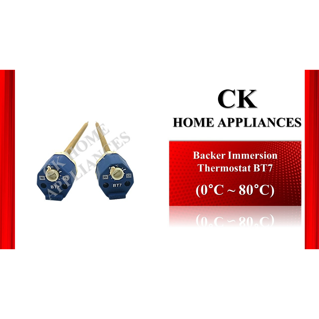 Backer Immersion Rod Thermostat BT7 (15A 7Inches) | Shopee Malaysia