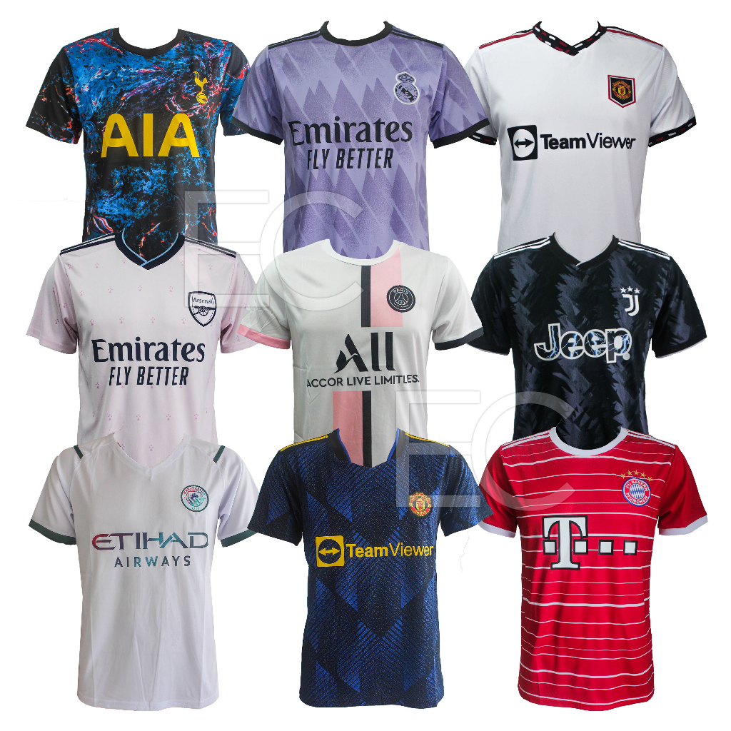 (HARGA BOOM / WARNA MENARIK) Men Football Jersey / Jersey Football ...