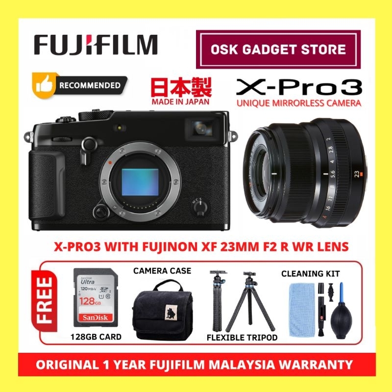 Fujifilm X-Pro3 X-Pro 3 Xpro 3 Xpro3 Mirrorless Camera | Bundle With Fujinon Lens | 1 Year ...