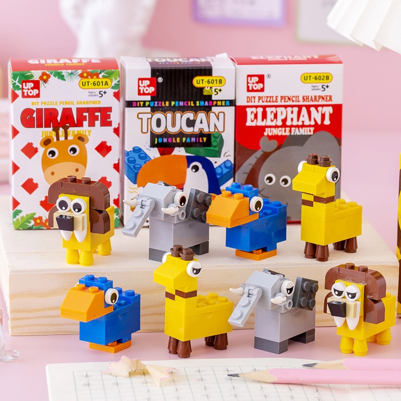DIY Brick Lego Pencil Sharpener DIY Puzzle Pencil Sharpener Building ...