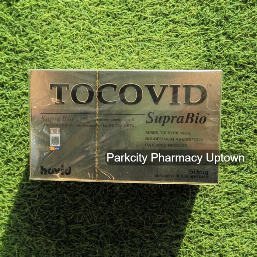 ToCovid SupraBio 50mg Mixed Tocotrienols (Vitamin E) Softgel 6 x 10s ...