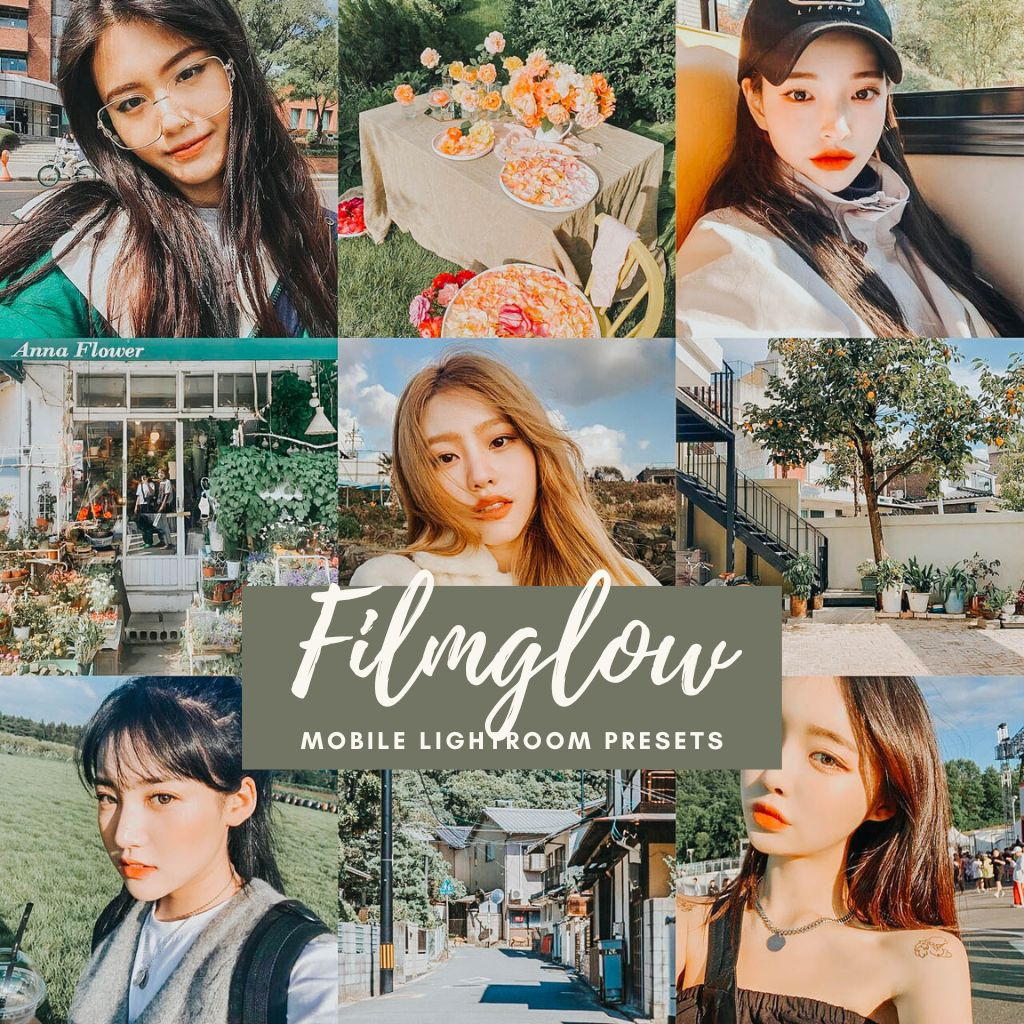 Filmglow Mobile Presets Lightroom INS Filters Instagram IG | DNG | Mobile Android iOS | Shopee ...