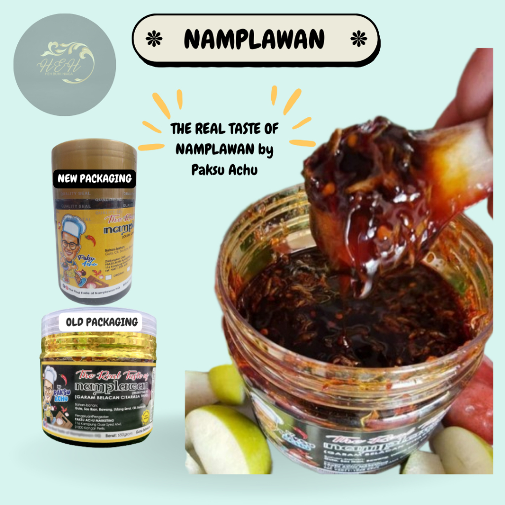 NAMPLAWAN BY PAKSU ACHU / COLEK BUAH THAI SIAM/ KUAH ROJAK / DIPPING ...