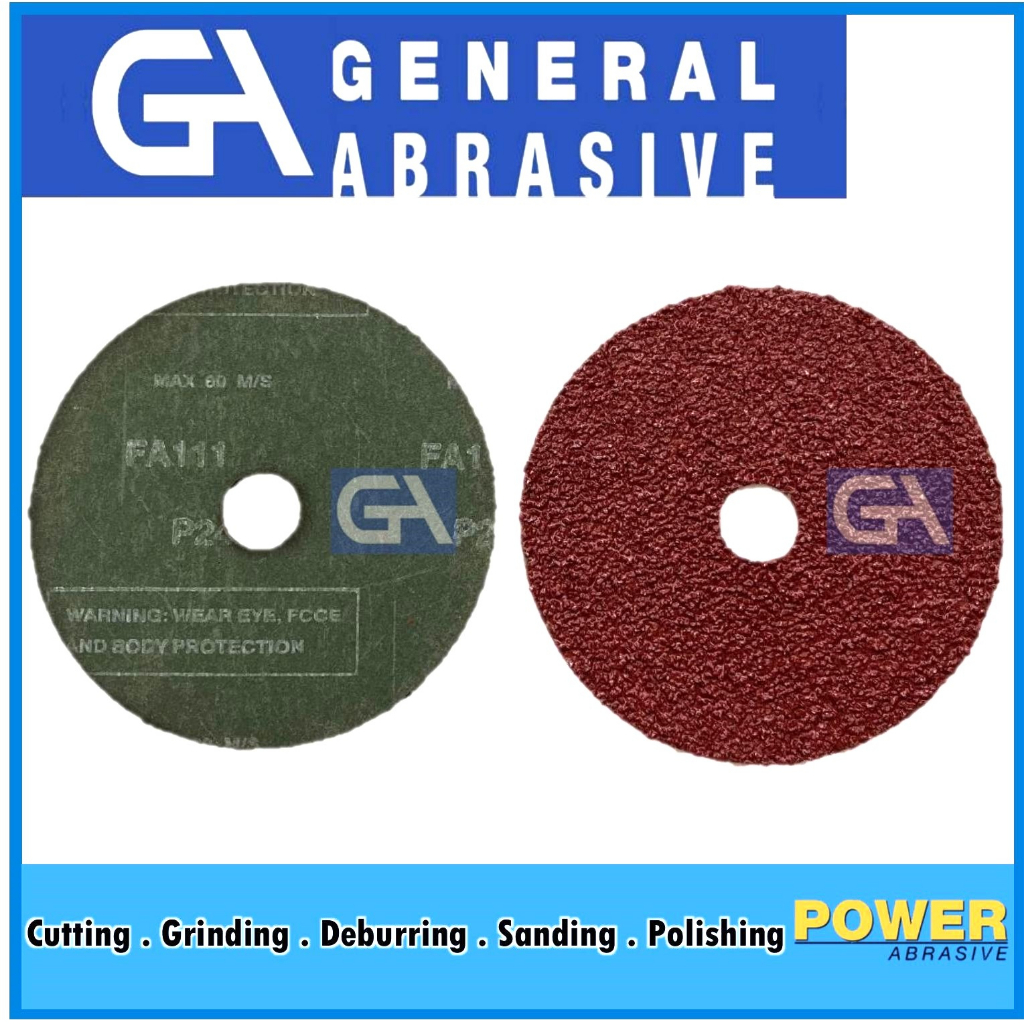 4" Power Abrasive Aluminium Oxide Fibre Disc 100x16MM (25pcs/pack) | Shopee Malaysia