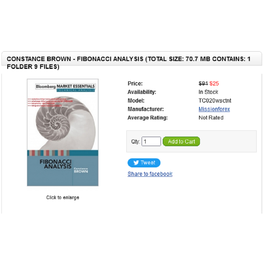 Constance Brown - Fibonacci Analysis (Total size: 70.7 MB Contains: 1 ...