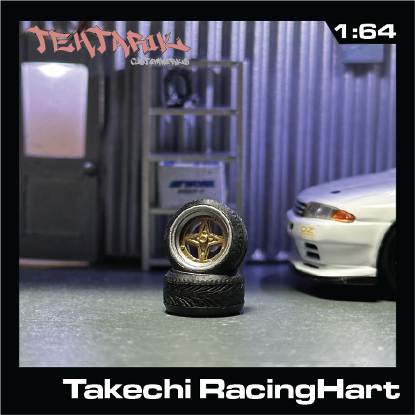 Racing Hart Takechi Project 4Spoke 1:64 Scale 9mm | Shopee Malaysia