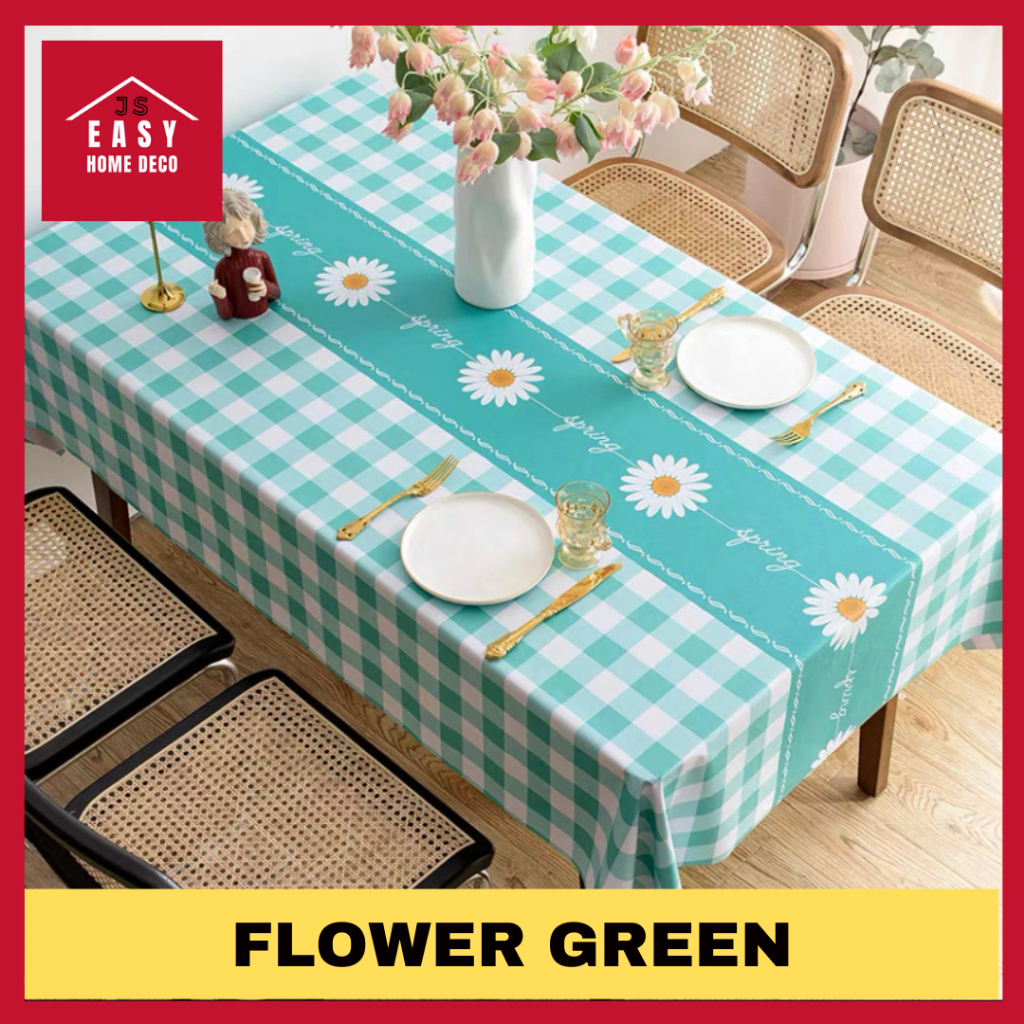 Table Cloth Dining Table Cover PVC Kitchen Picnic Mat Nordic Decoration ...