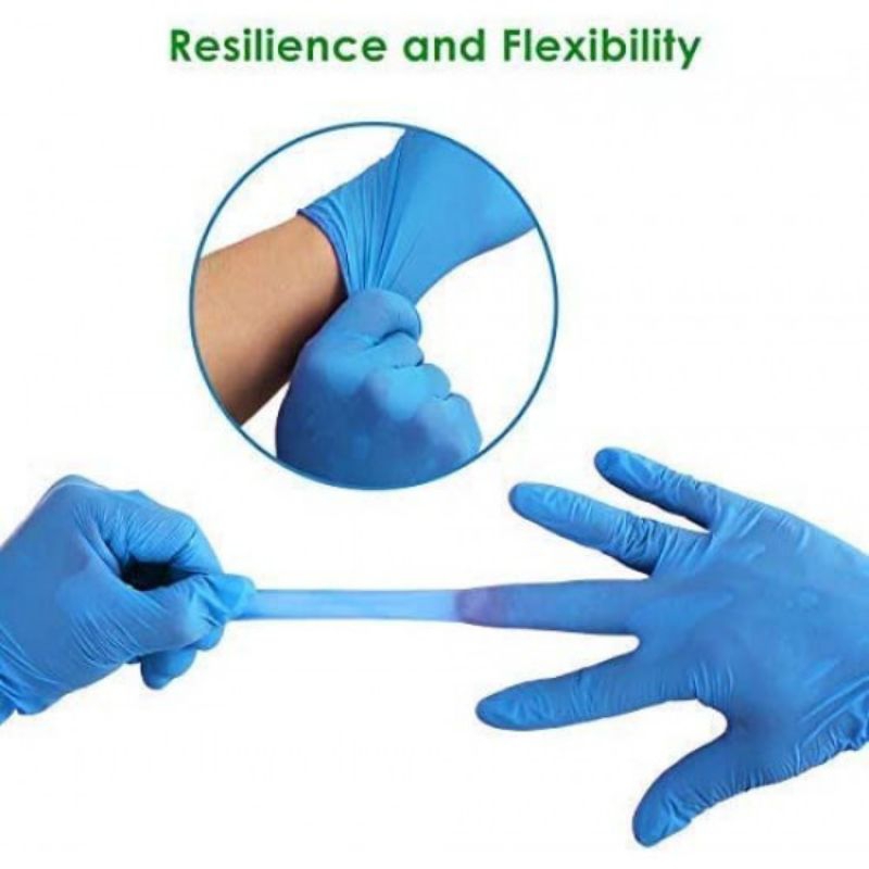 🏆(100PCS)QUALITY NITRILE Glove Blue Powder Free Thick/Sarung Tangan ...