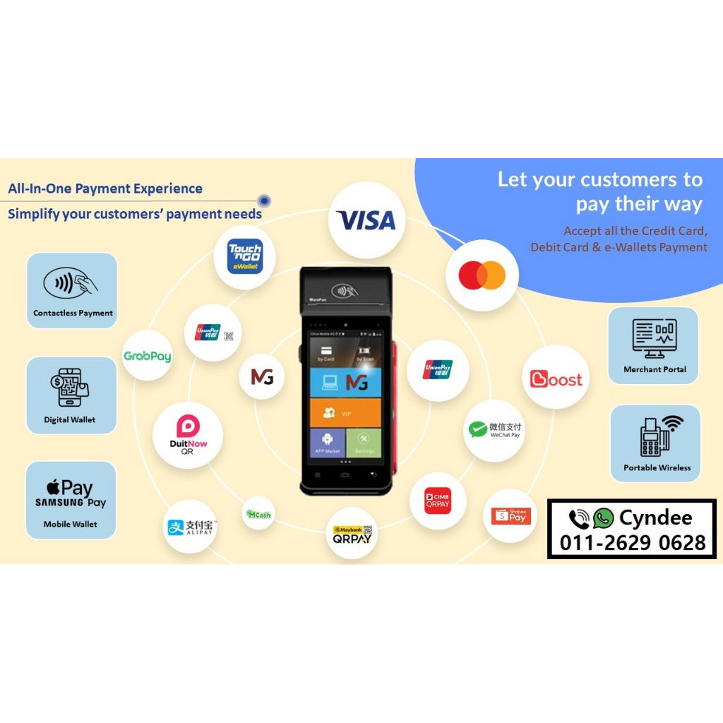 All-In-One Merchant Business Terminal (Wireless / Contactless ...