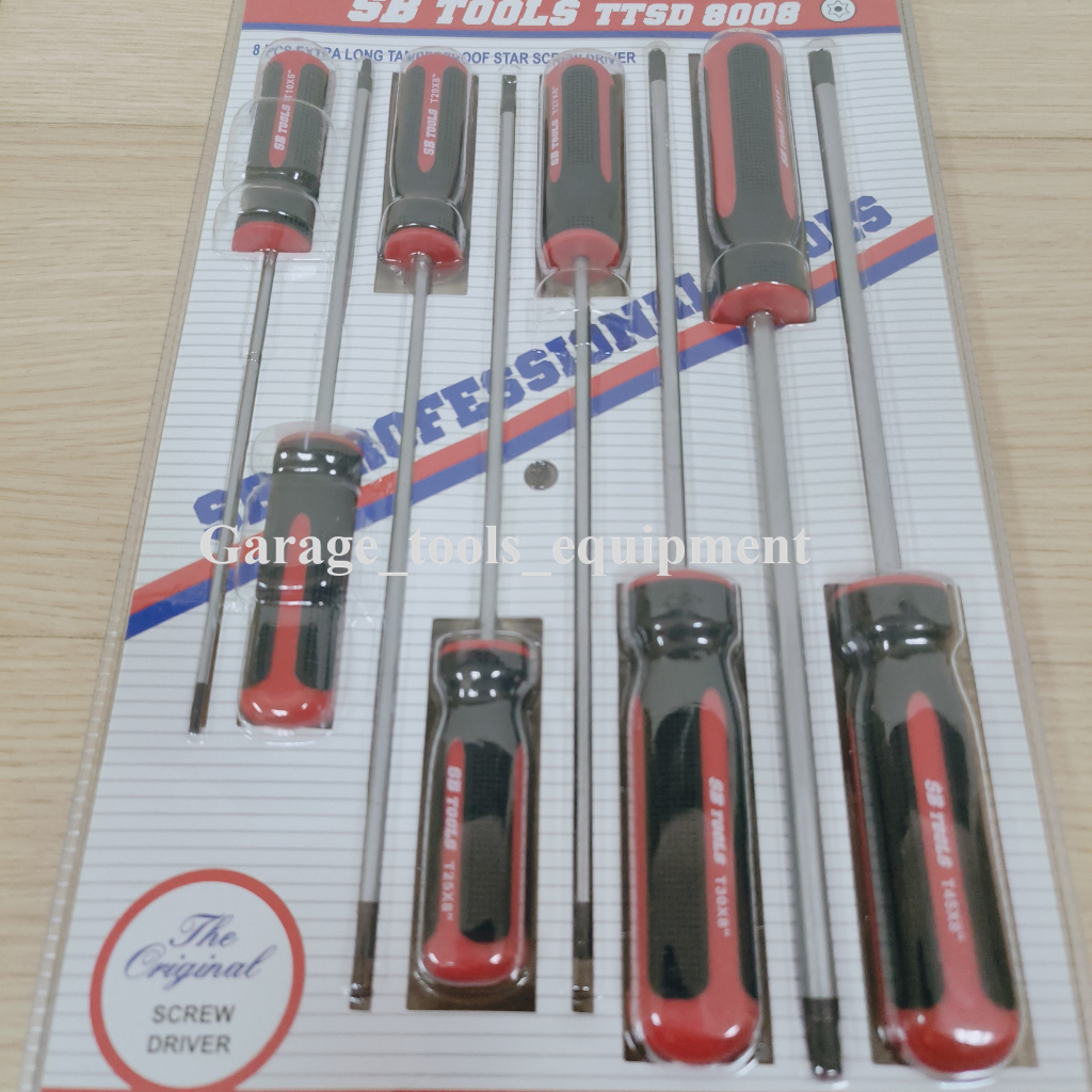 SB Tools 8Pcs Extra Long Tamperproof Torx Screw Driver Set | Shopee ...