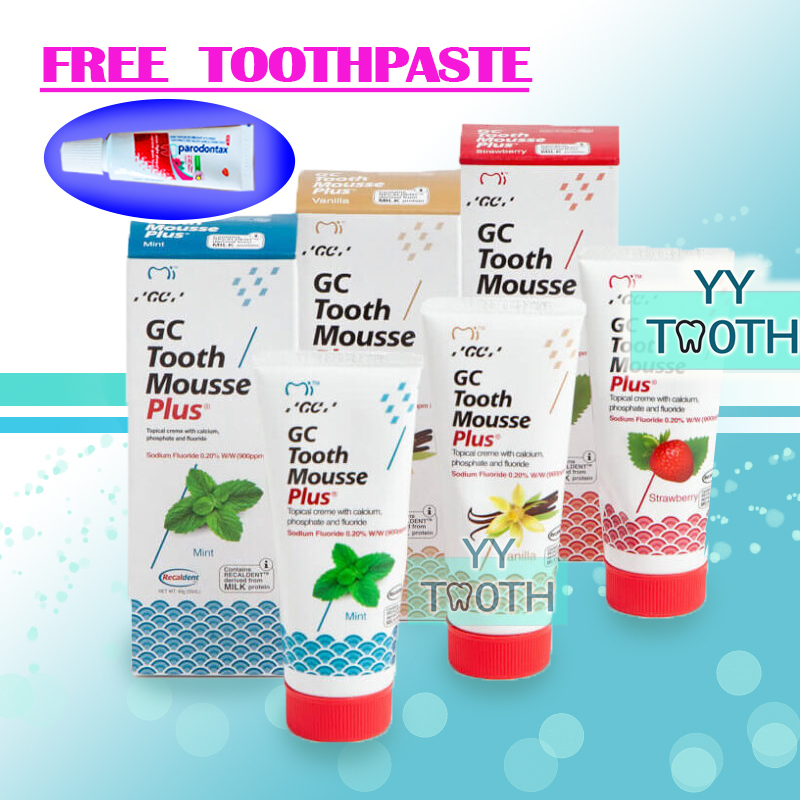 TMP GC Toothmousse PLUS+ Fluoride (Ready stock) tooth mousse plus tooth ...