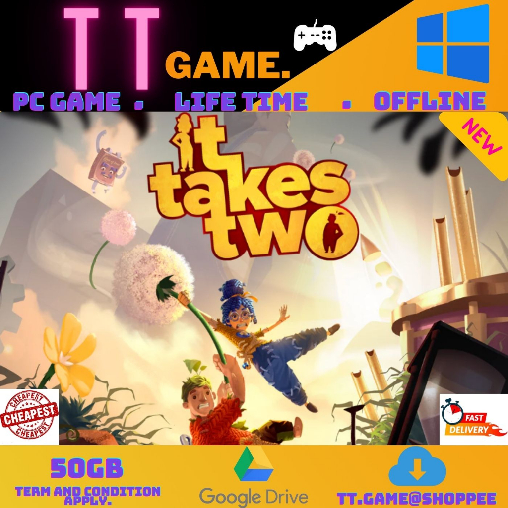 It Takes Two (PC) (FAST DOWNLOAD) (OFFLINE) (ALL-DLC) (FAST INSTALL ...