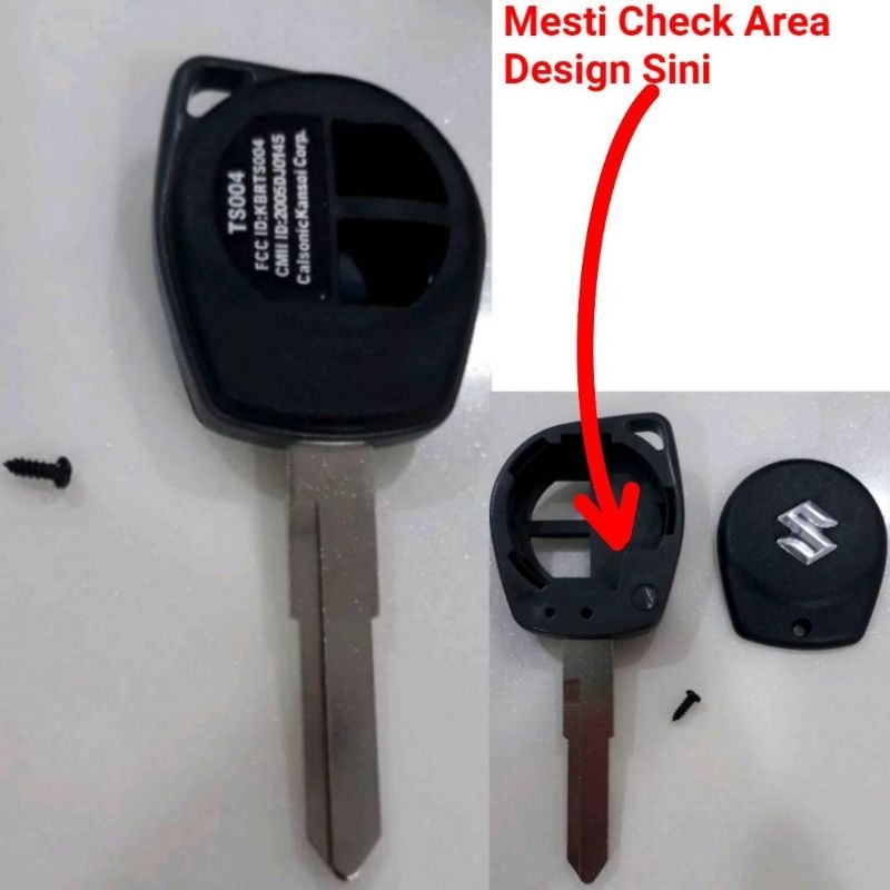 Suzuki Swift Vitara SX4 Key Shell Casing Replacement (price per unit ...