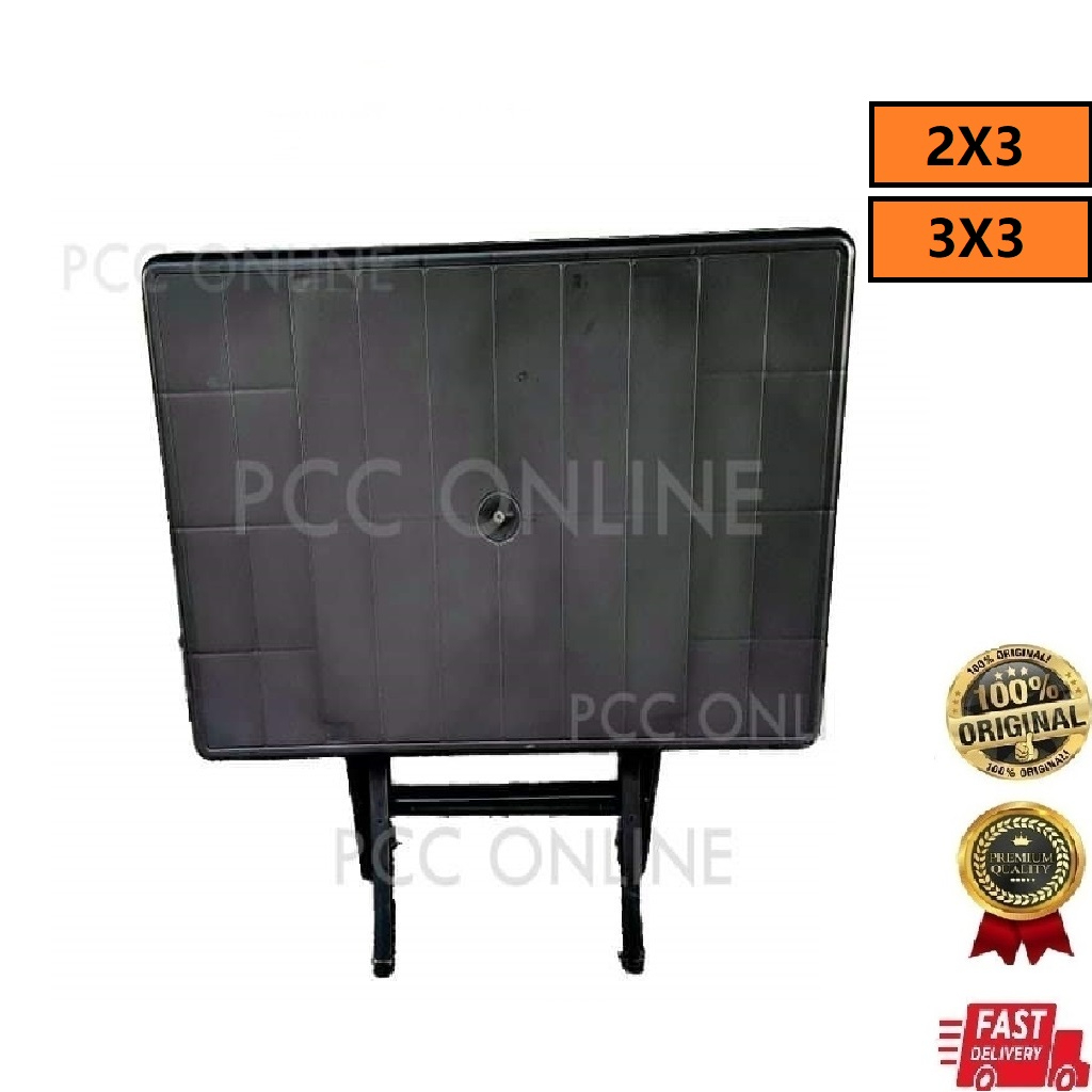 Tebal Meja Lipat 2x3/3x3 |Meja Plastik|Meja Makan|Square Plastic Table ...