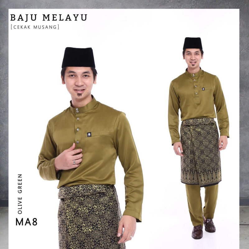 Baju Melayu Amran | Baju Melayu Moden | Baju Melayu Cekak Musang | Shopee Malaysia