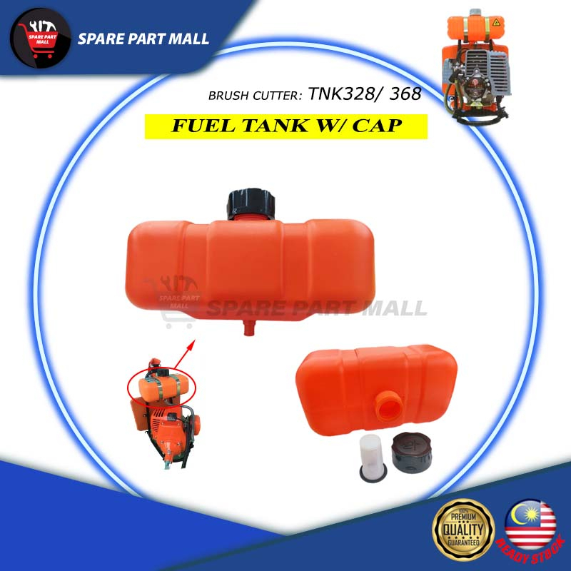 BRUSH CUTTER (TNK328/368): FUEL TANK W CAP/ TANGKI MINYAK SEKALI FILTER ...