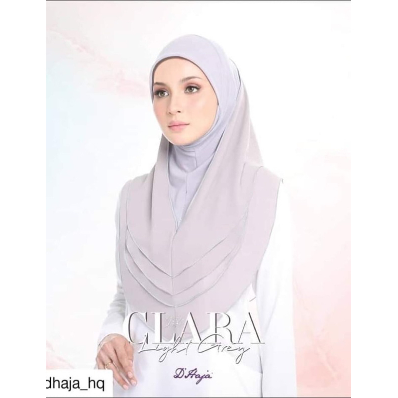 Dhaja Clara Light Grey 💯 Authentic | Shopee Malaysia