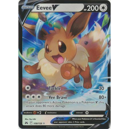 Pokemon TCG Card - Eevee V - 108/159 - Ultra Rare | Shopee Malaysia
