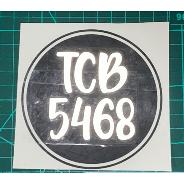 PLATE NUMBER STICKER | Shopee Malaysia