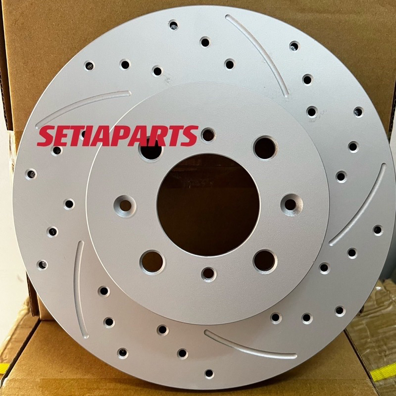 (1-PAIR) THAILAND QUALITY 300MM HYUNDAI STAREX A1 A2 DRILED SLOTED ...