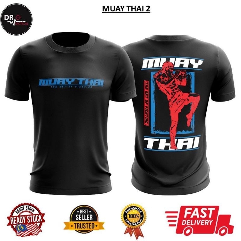 TACTICAL BAJU MILITARY SILKSCREEN MUAY THAI 2 READY STOCK | Shopee Malaysia