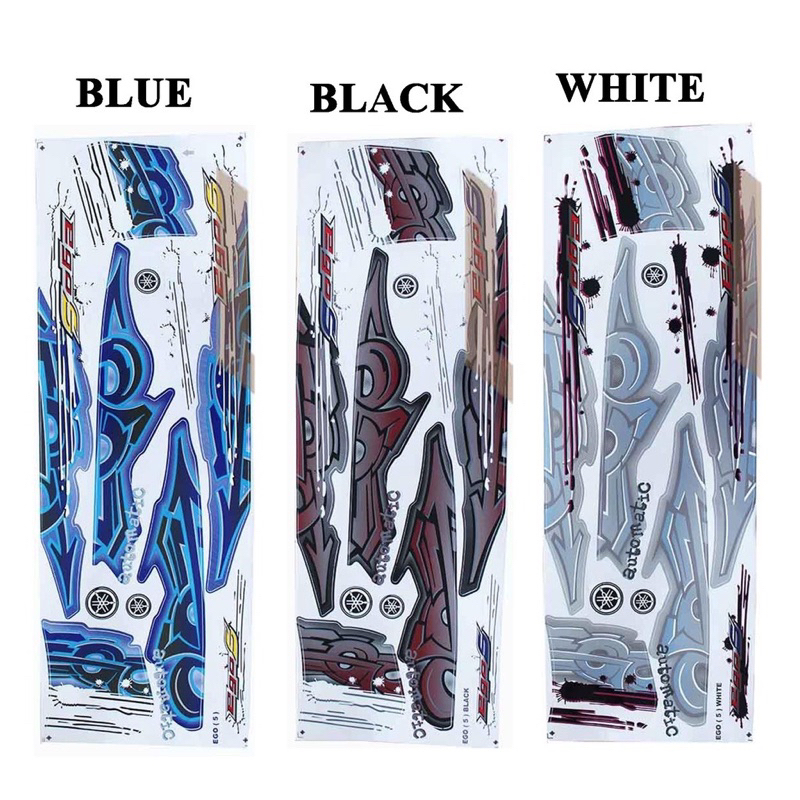 YAMAHA EGOS EGO-S EGO S BODY COVER SET STRIPE (5TH) BODY COVERSET STICKER | Shopee Malaysia