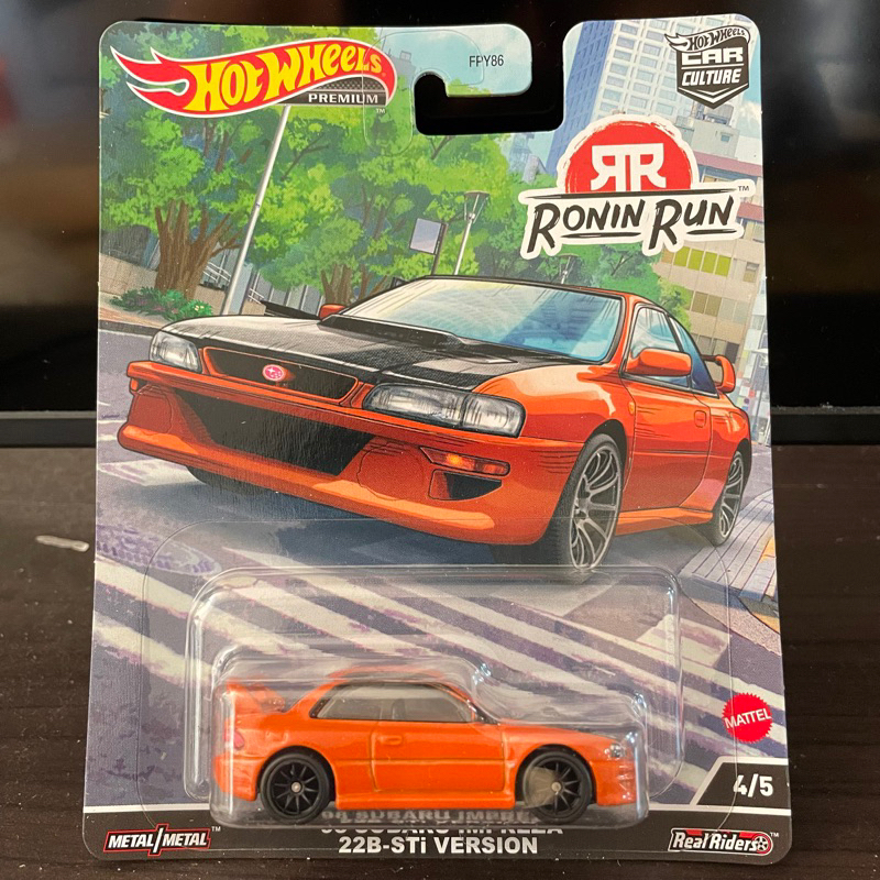 Hot Wheels Car Culture Ronin Run Subaru Impreza 22B STI Version orange ...