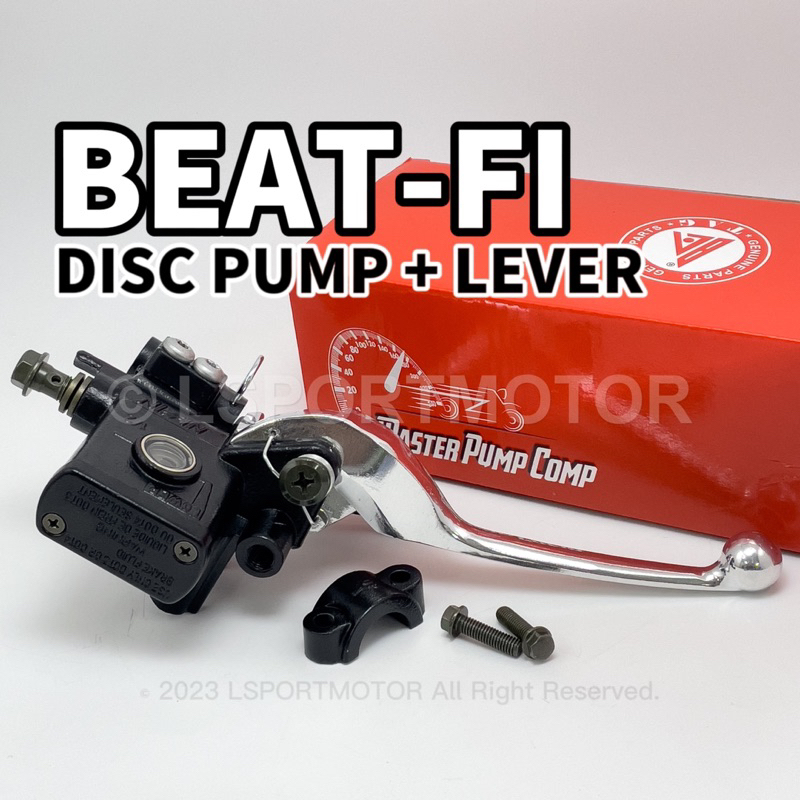 HONDA BEAT-FI DISC PUMP + LEVER (FRONT) MASTER PUMP ASSY BRAKE LEVER ...