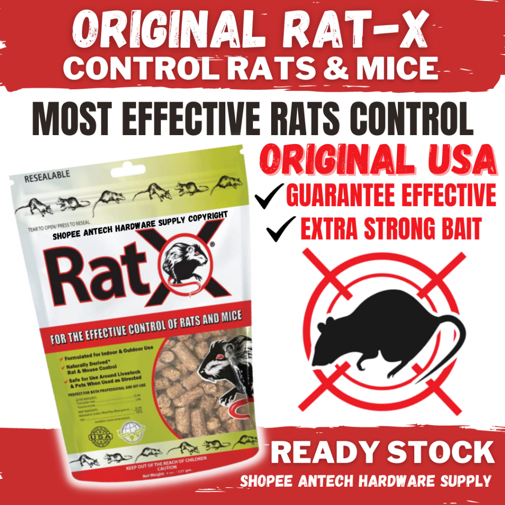Rat-X 100GM/ Umpan Tikus Ubat Tikus Cepat Berkesan/ Pest control for ...